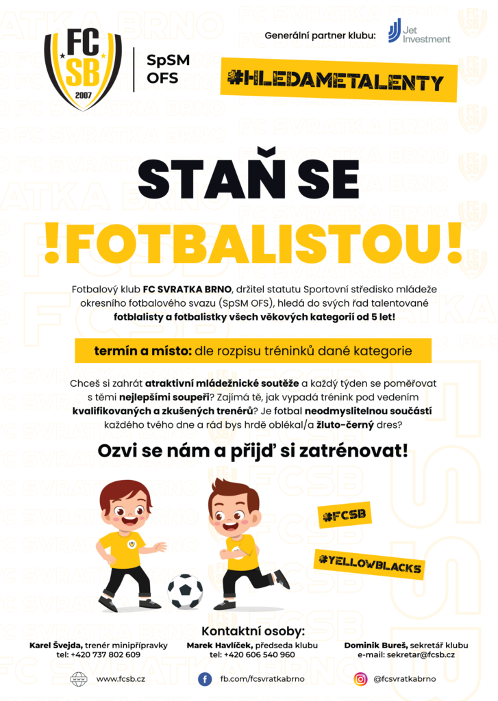 Nábor - FC Svratka Brno | oficiální klubový web